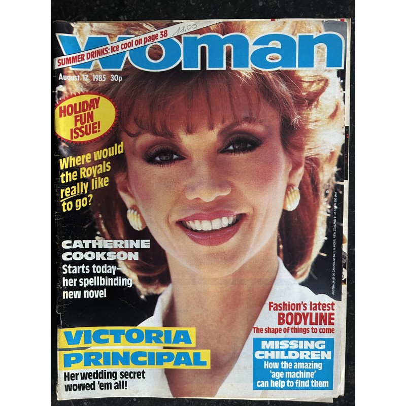 WOMAN August 17 1985 Victoria Principal Tony Curtis Catherine Cookson
